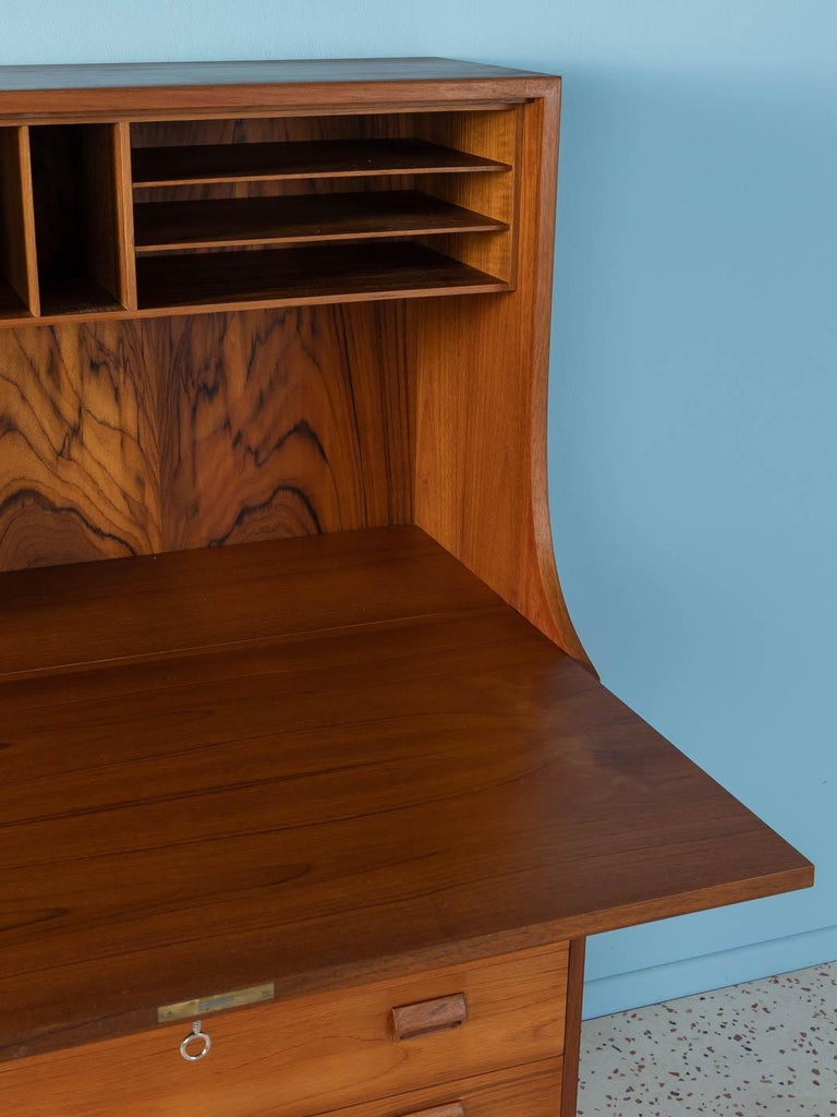 Secretary 1960s Bureau B⌀rge Mogensen for S⌀borg M⌀bler For Sale at 1stDibs