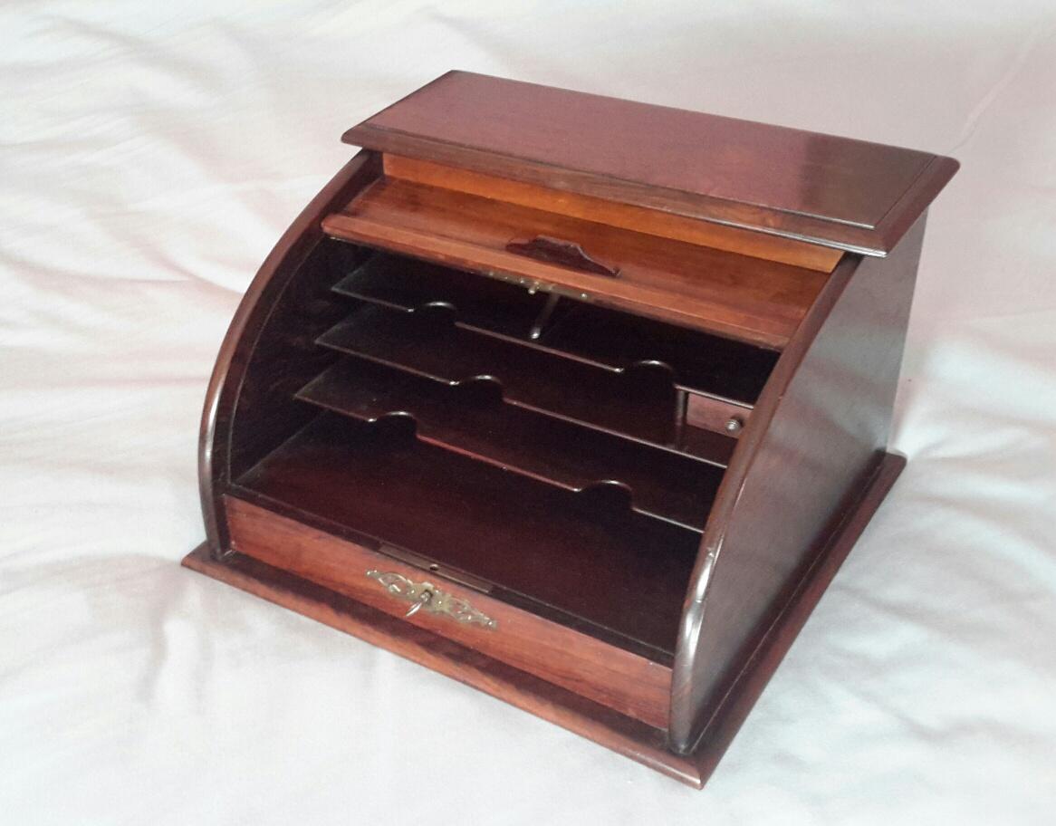 Secretary Wood Mail Box, France, 19th Century at 1stDibs | secretary box