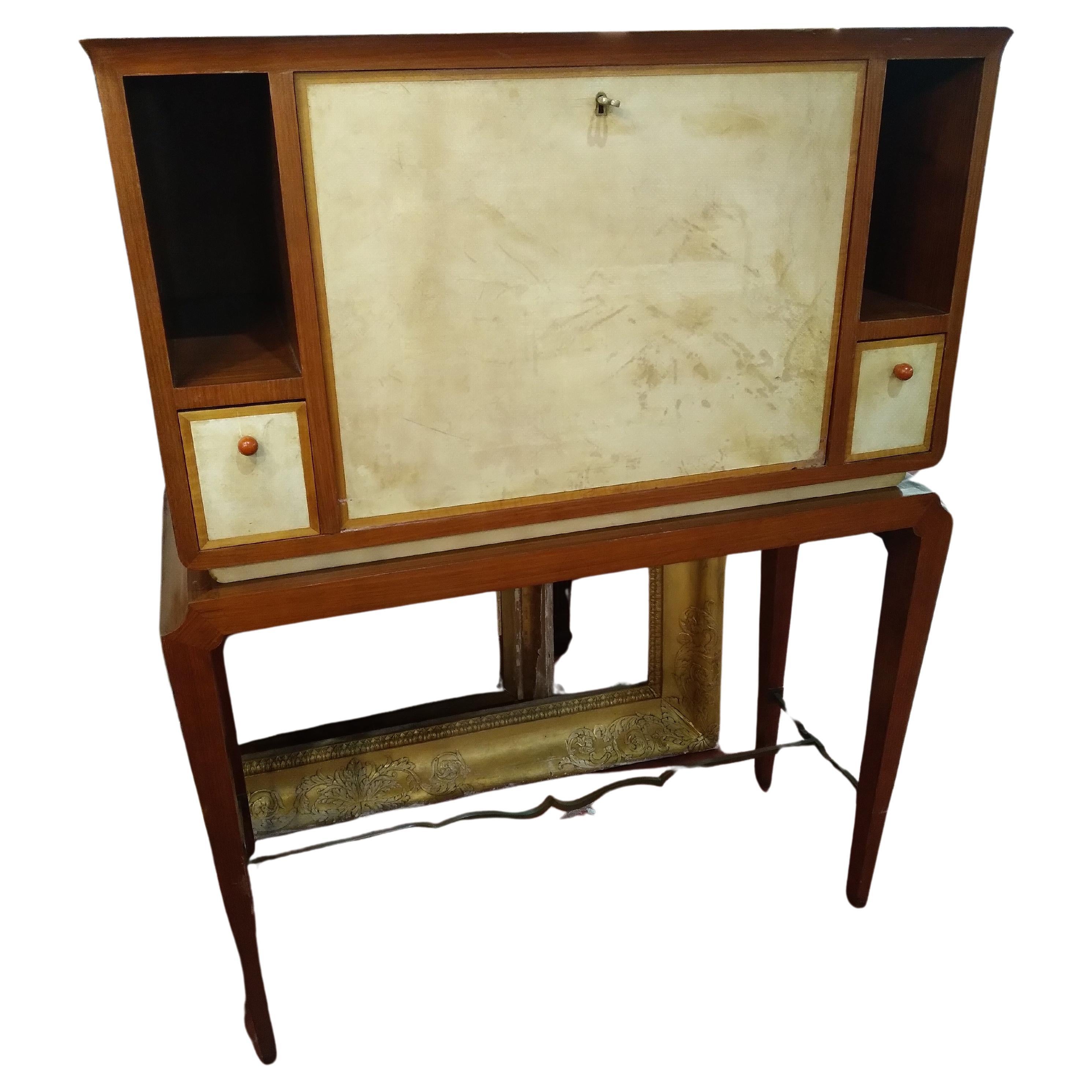 Secretere-Cabinet by Tomaso Buzzi 1950s For Sale at 1stDibs