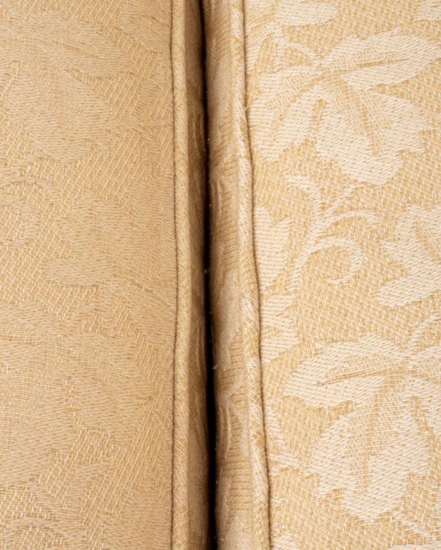 Sectional Sofa in Almond Jacquard at 1stDibs