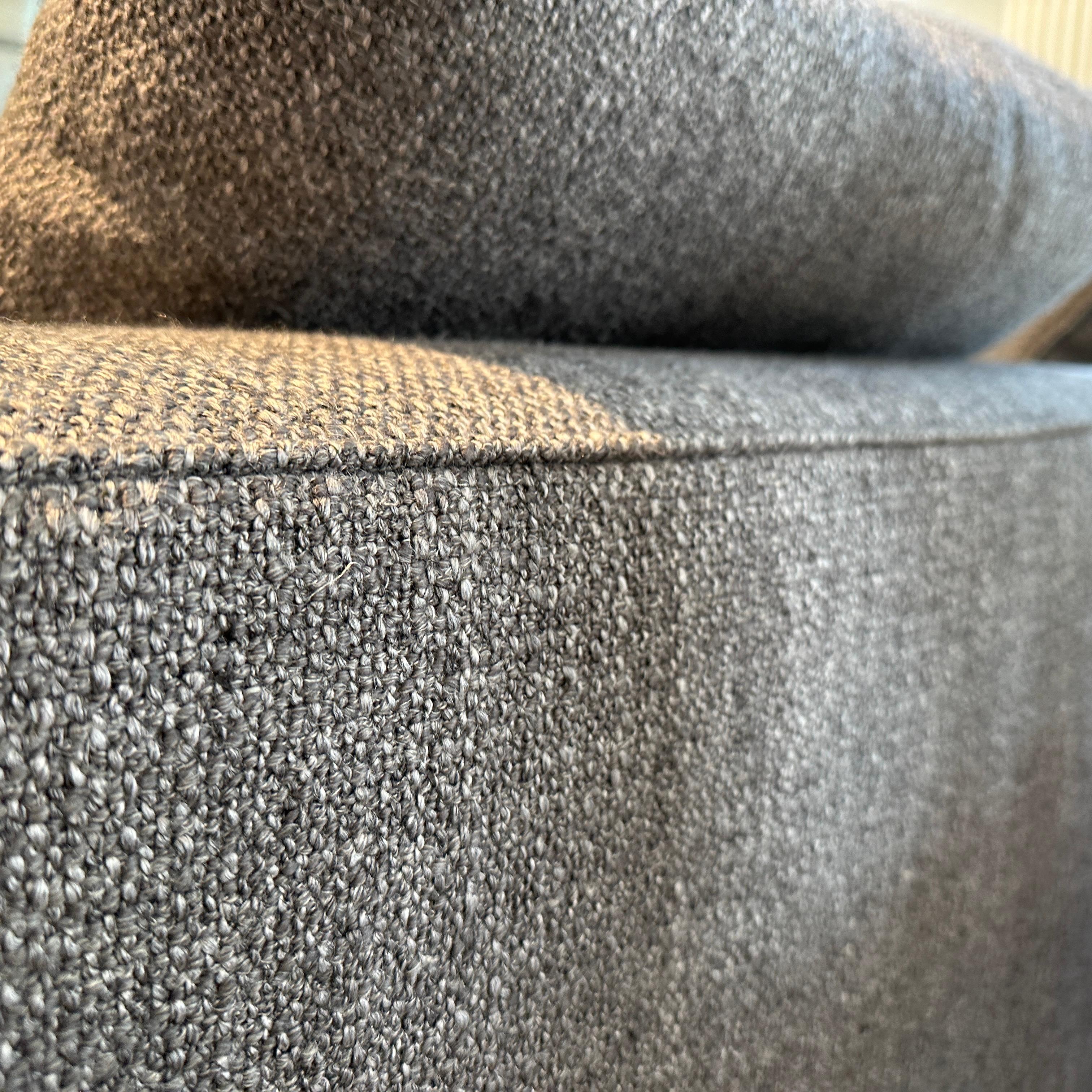 Sectional Sofa Roger Fabric Natte 06 Gray Grafite With Shelves Elements ...