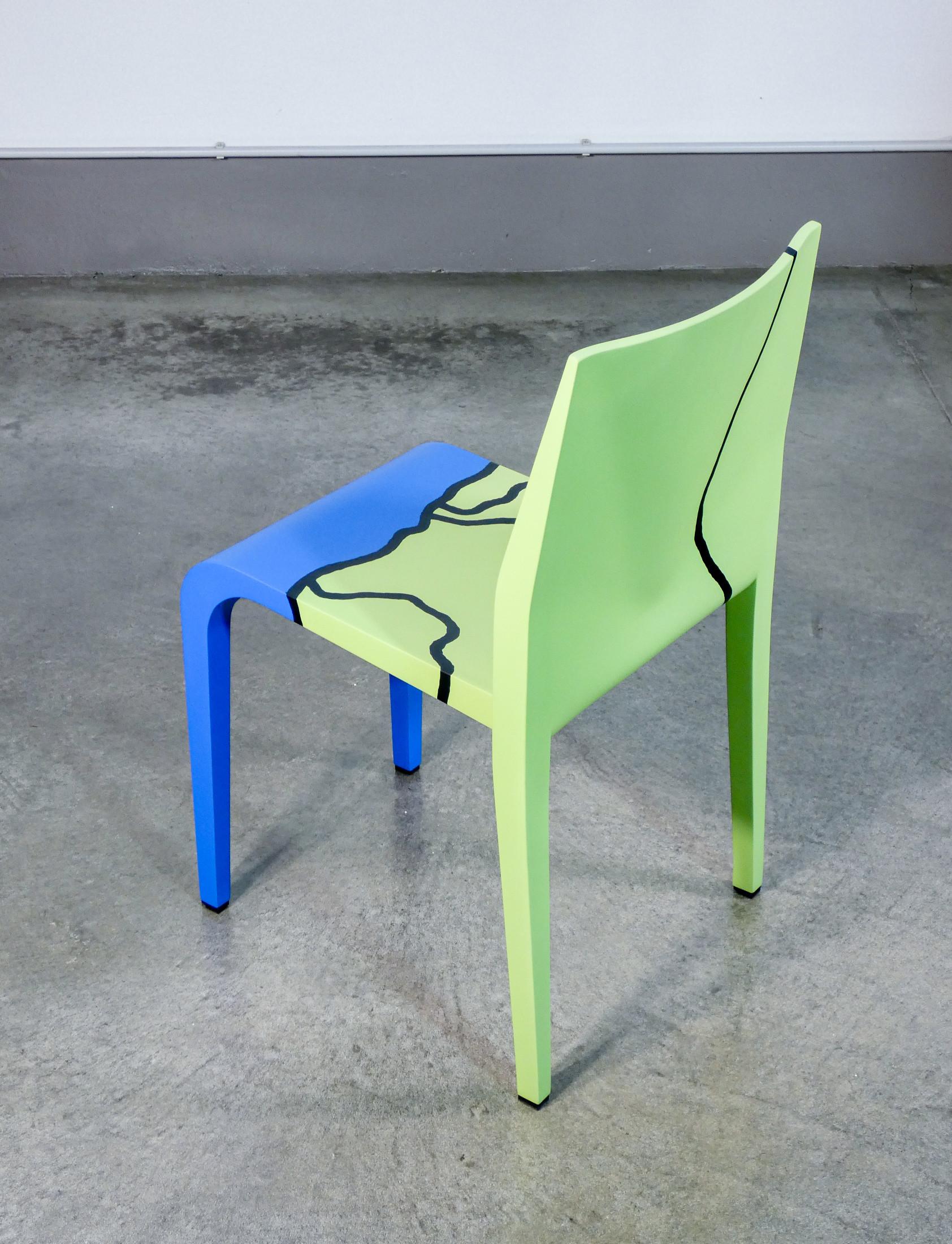 Laleggera Alias chair, part of the work "Mezzoterra Mezzomare" by M ...