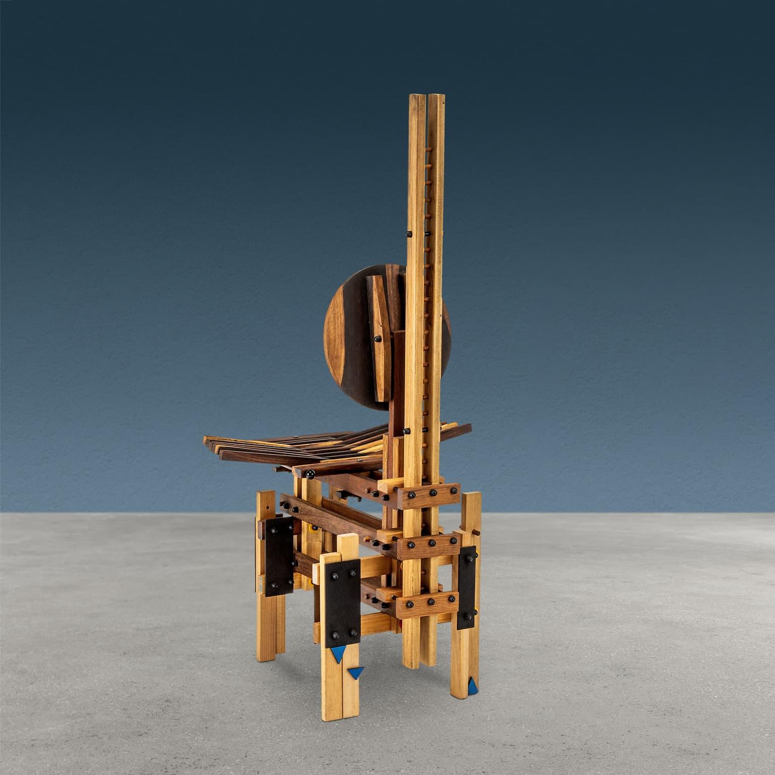 Post Modern Chair by Anacleto Spazzapan For Sale at 1stDibs