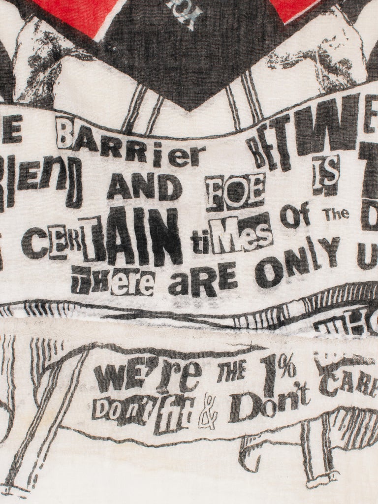 Seditionaries Original '70s "Punk Gang" Muslin Shirt For Sale at ...