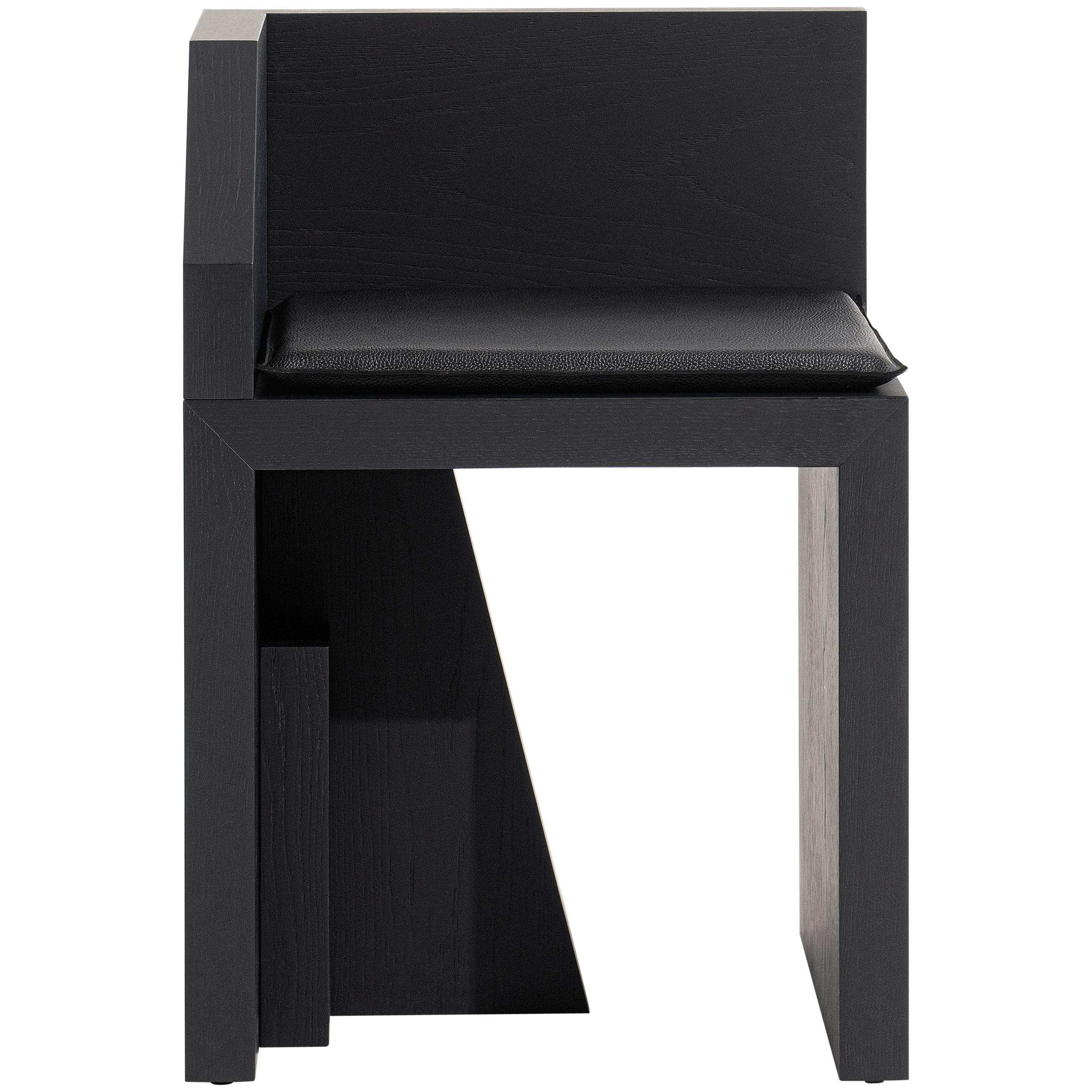 Black Ash Side Table Wolf Sculpted by Lupo Horiōkami For Sale at 1stDibs