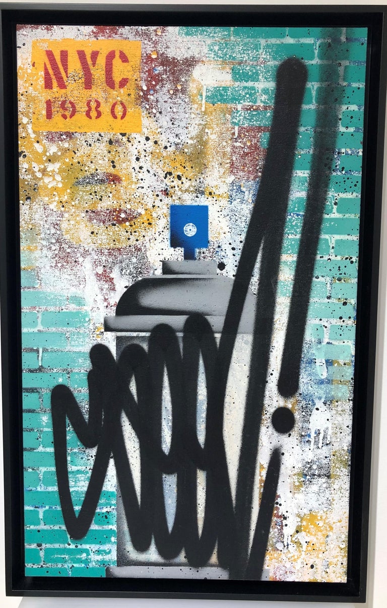 Seen - NYC Street Splash - Turquoise For Sale at 1stDibs