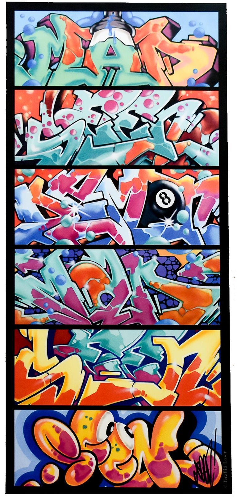 Seen - GRAFFITI MIX (Signed Poster) For Sale at 1stDibs