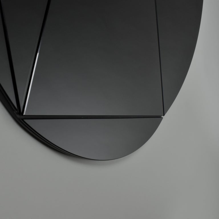 Segment Mirror, Modular Wall Mirror in Black, Custom Colors and ...