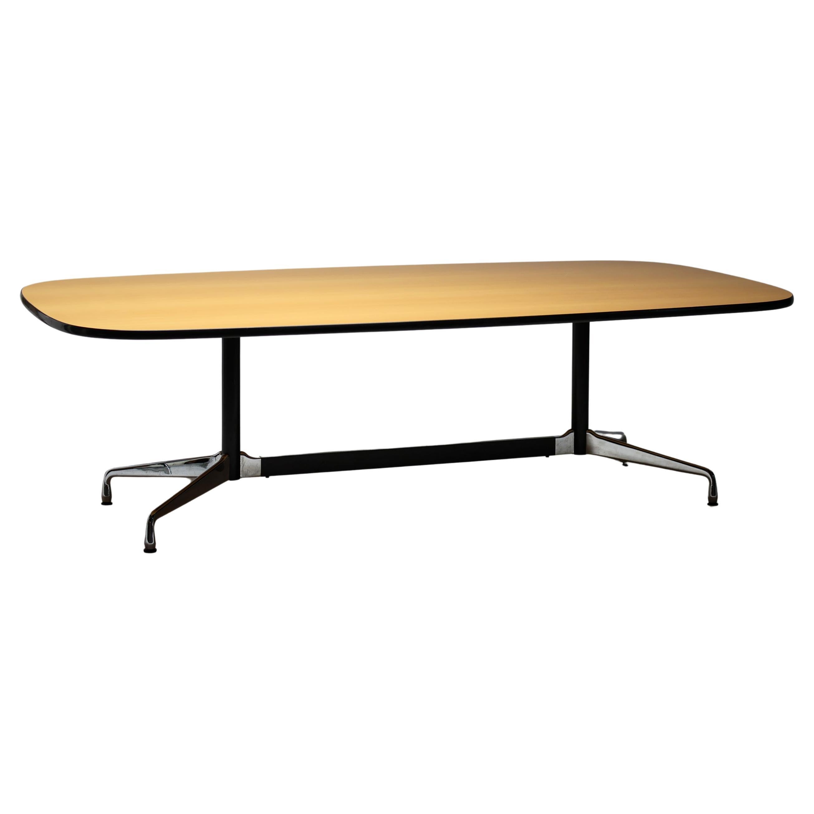 Eames Herman Miller Walnut Conference Table at 1stDibs