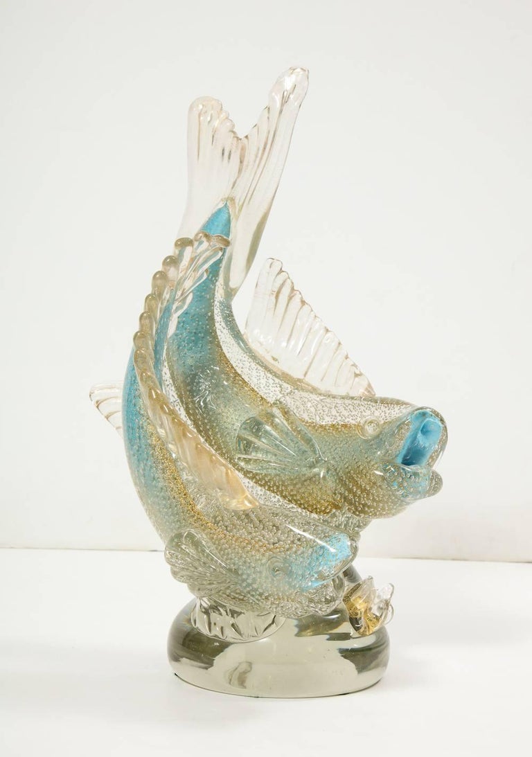 Seguso Fish Sculpture at 1stDibs