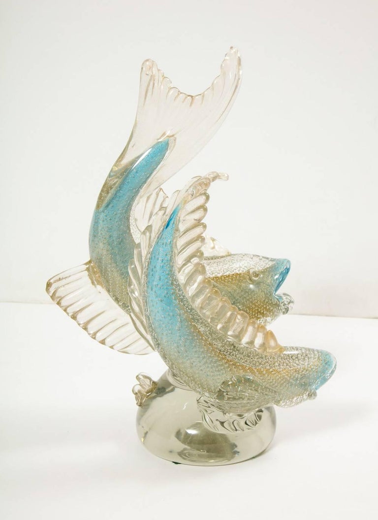 Seguso Fish Sculpture at 1stDibs