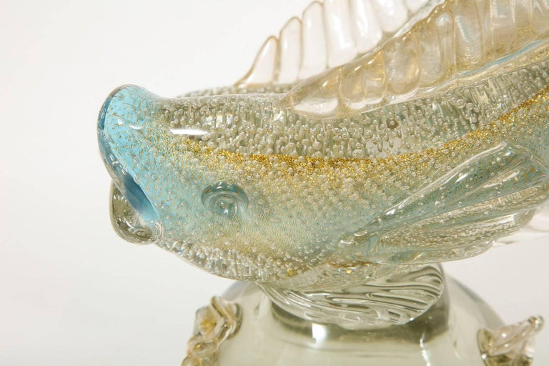 Seguso Fish Sculpture at 1stDibs