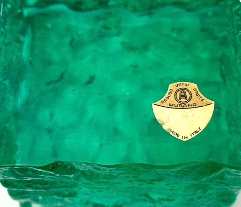 Seguso Murano Glass Block Sculptures Circa 1960's For Sale at 1stDibs