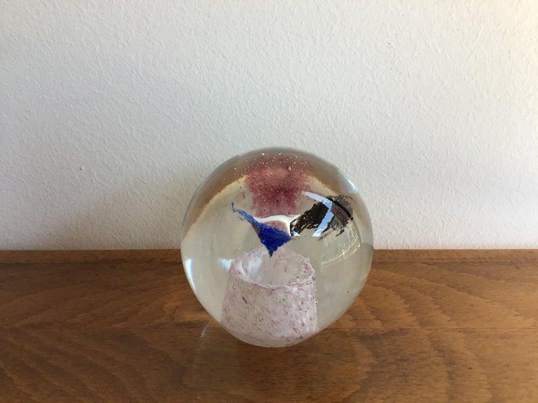Seguso Paperweight Murano Glass 1950 Italy For Sale at 1stDibs
