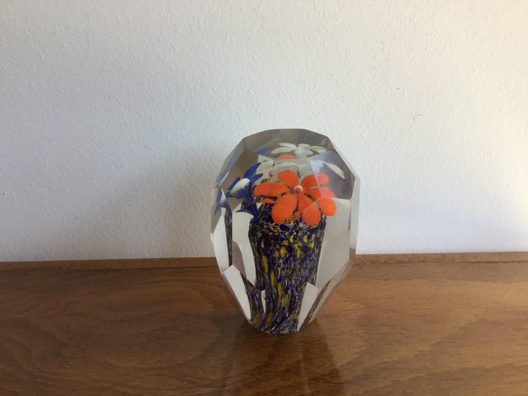 Seguso Paperweight Murano Glass 1950 Italy For Sale at 1stDibs