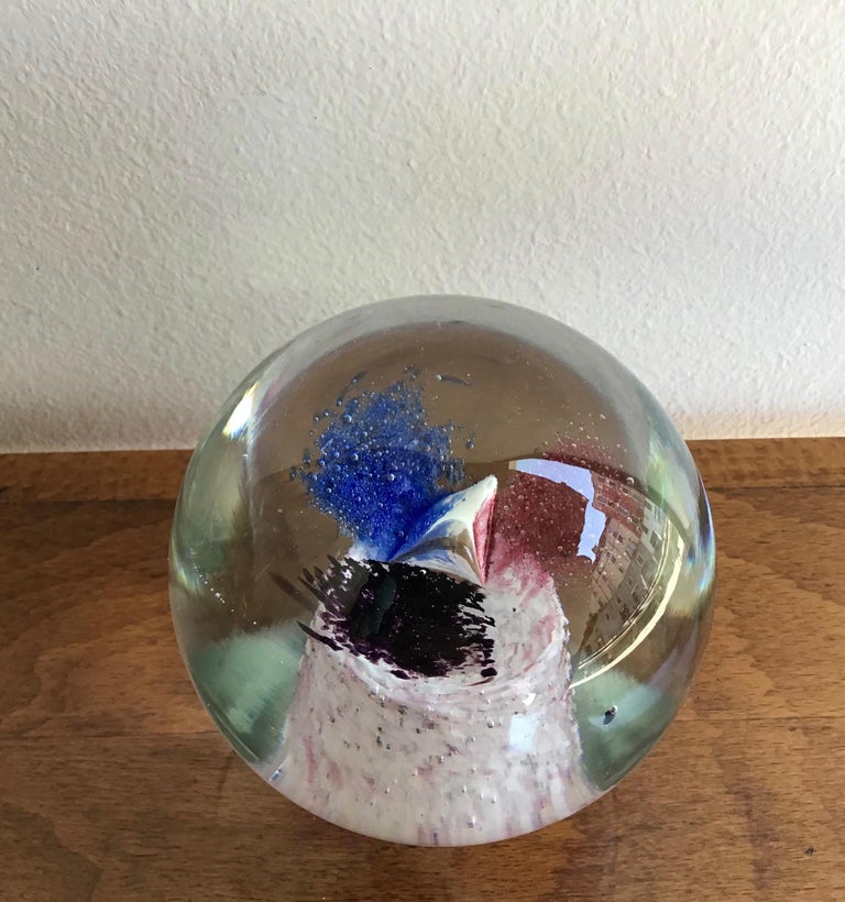 Seguso Paperweight Murano Glass 1950 Italy For Sale at 1stDibs