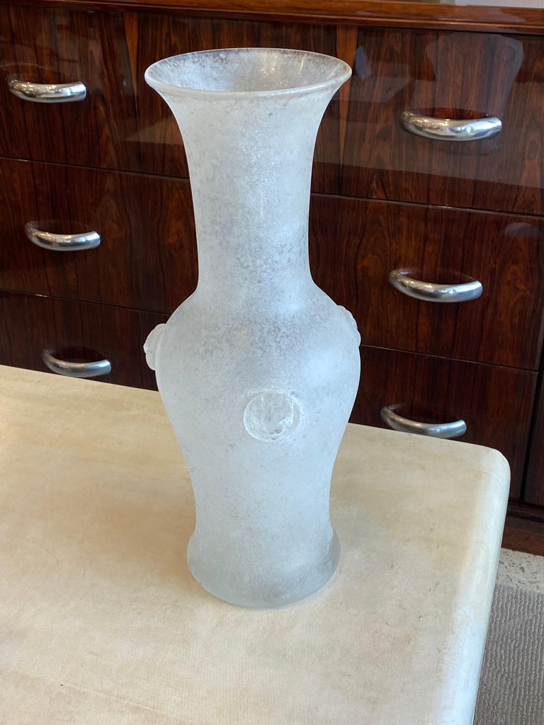 Seguso Scavo Vase at 1stDibs