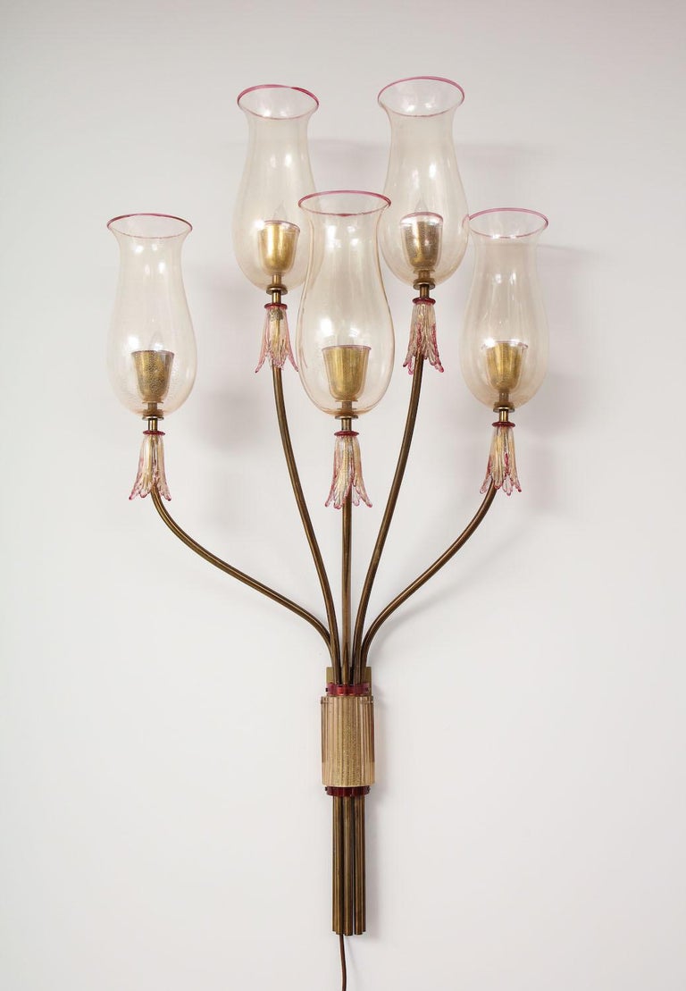Seguso Wall Light For Sale at 1stDibs