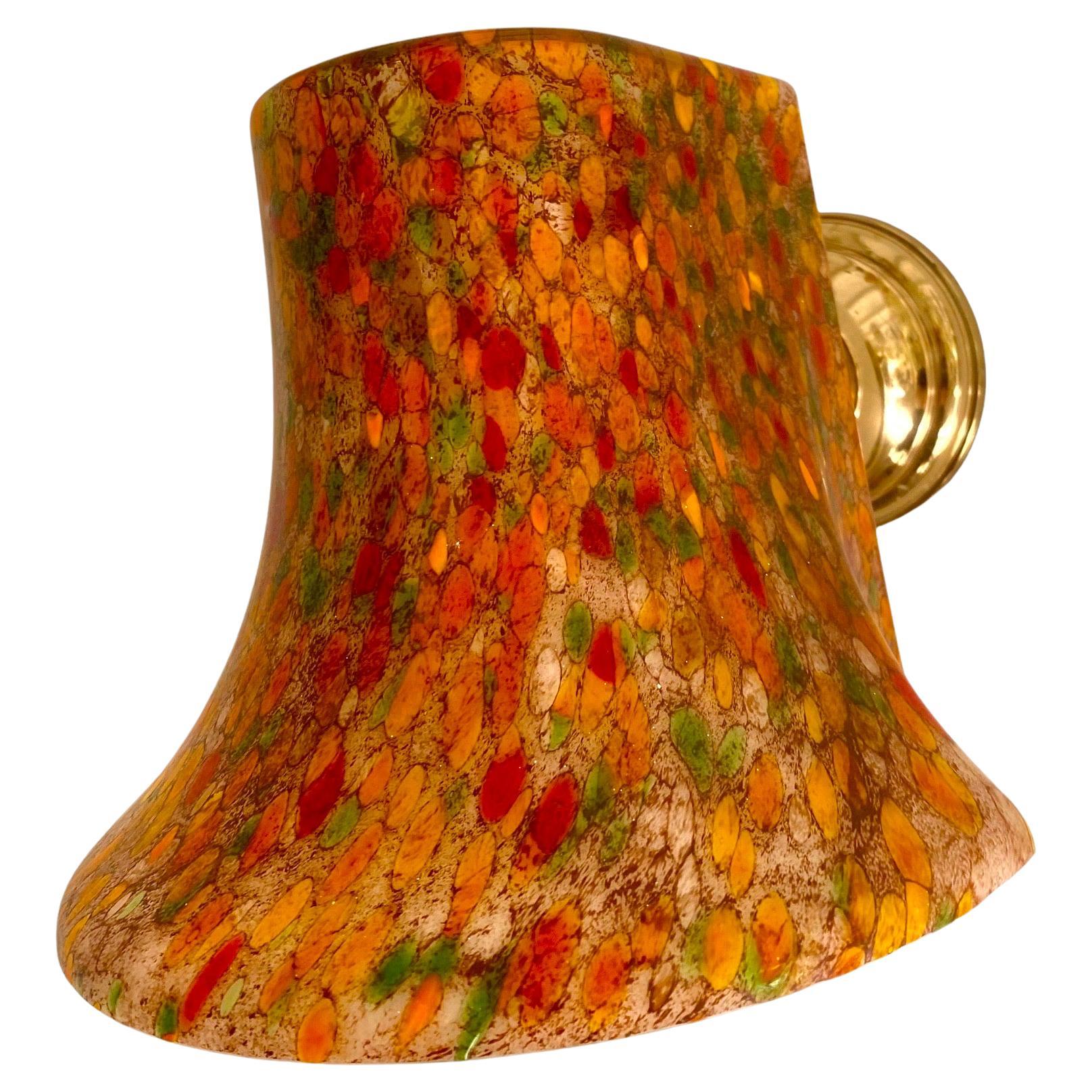 Seguso Wall Lighting Murano Glass 3 Units, Italy 1970 For Sale at 1stDibs