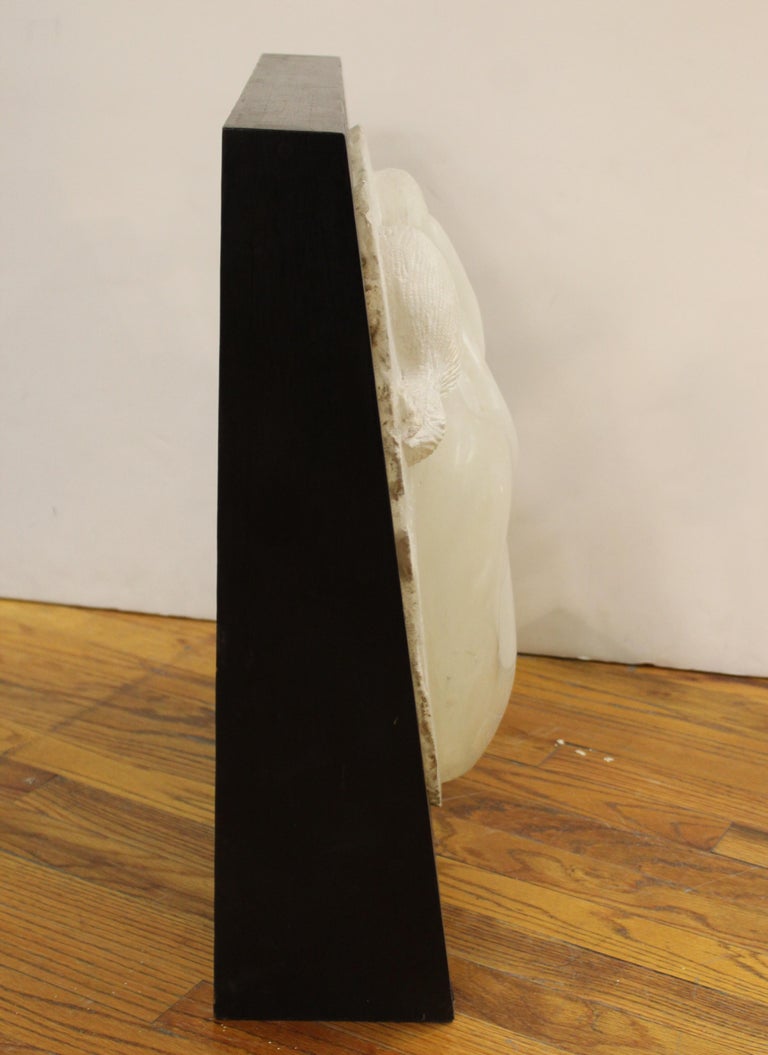 Seiji Saito 'Mother and Child' Japanese Modern Bas Relief Sculpture at ...