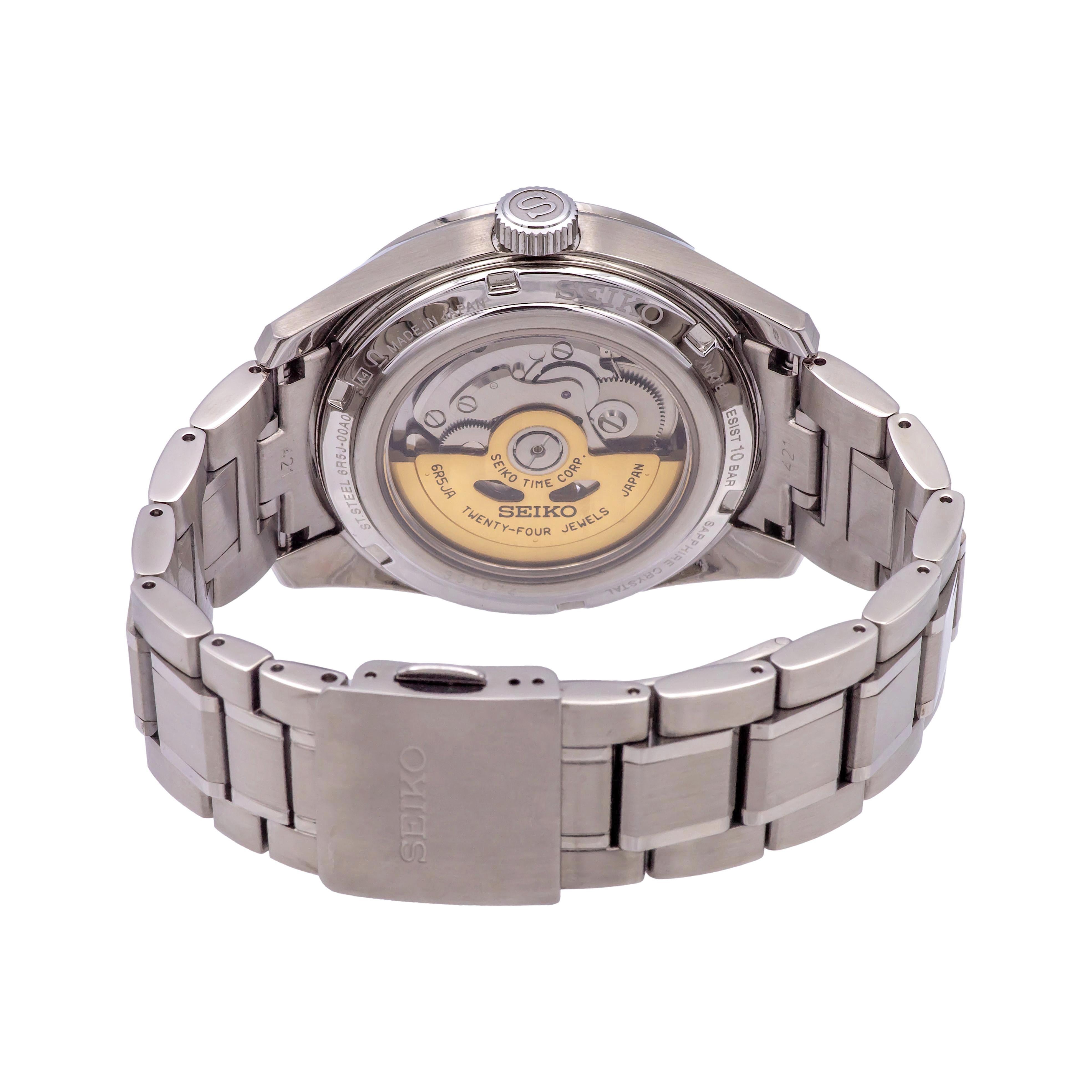 Seiko Presage SPB415 Automatic Watch with Open-Heart Design and Sub ...