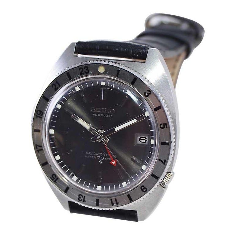 Seiko Stainless Steel Tonneau Shape with Original Dial from 1970 / 80's ...