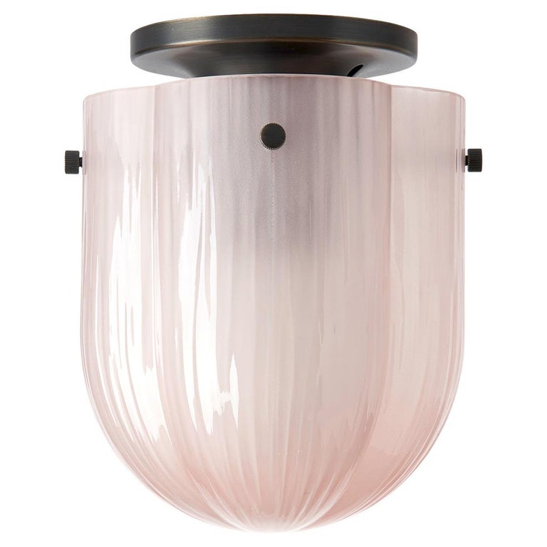 Seine Ceiling Lamp - Antique Brass, Coral For Sale at 1stDibs