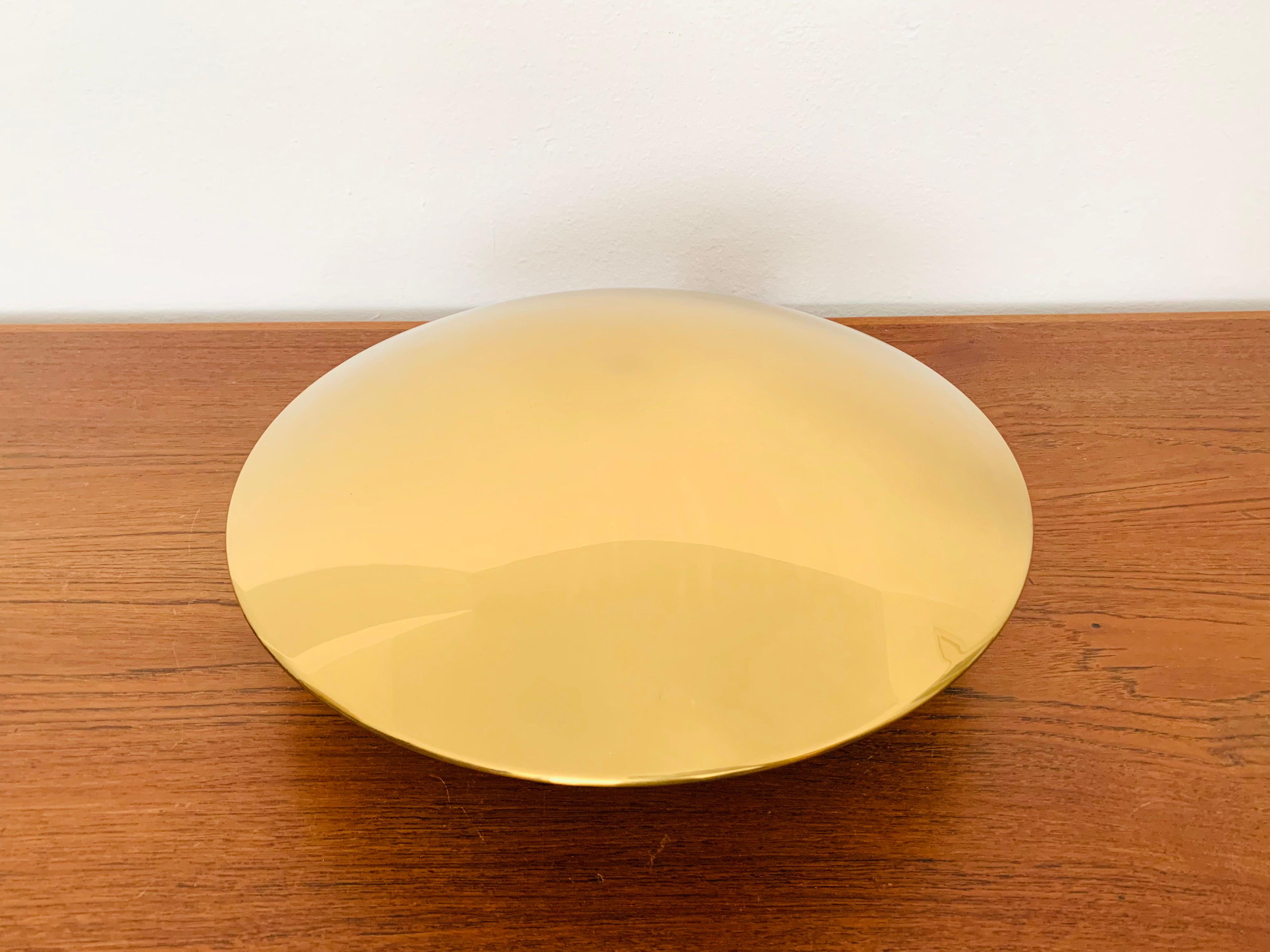 SELA-GELA 55 Glass and Brass Flush Mount Light by Florian Schulz ...