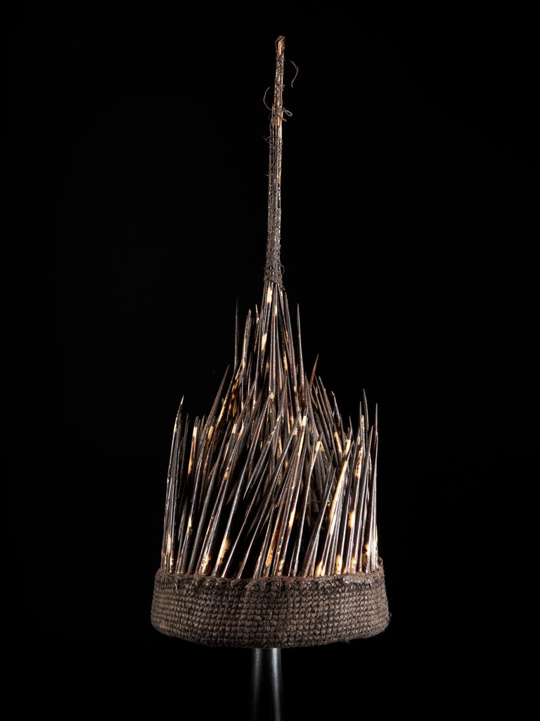 Selection of 6 Authentic Ethnic Cameroon Headdresses and Ceremonial ...
