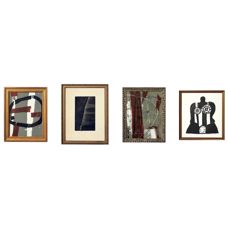 Selection of Abstract Modern Lithographs or Gallery Wall at 1stDibs