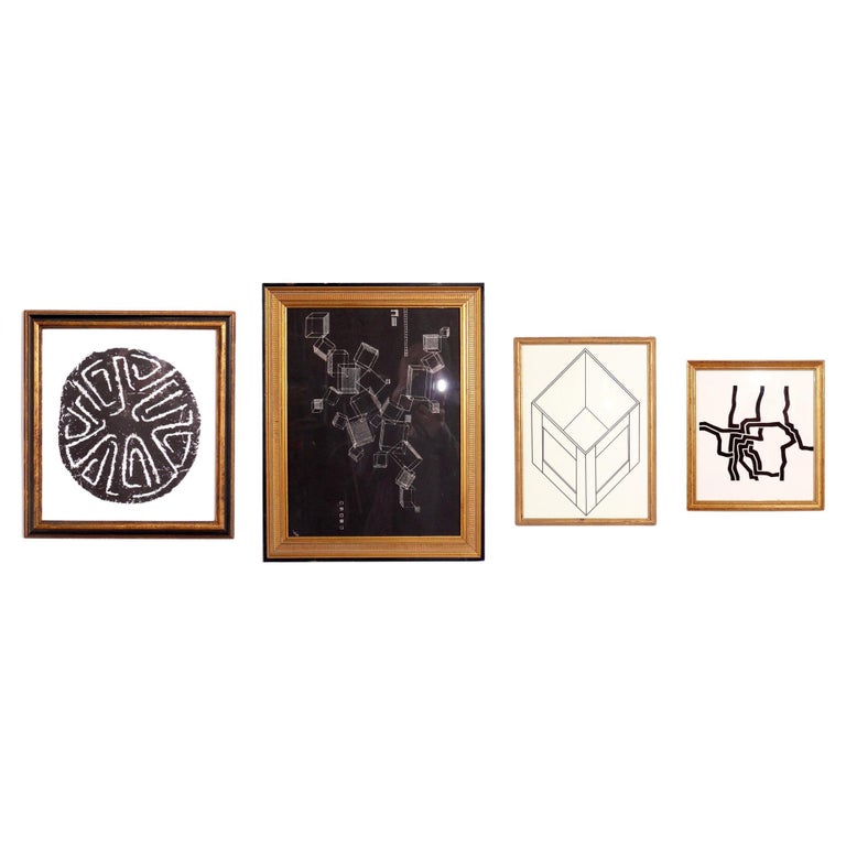 Selection of Black and White Lithographs by Kandinsky Chillida Ubac ...