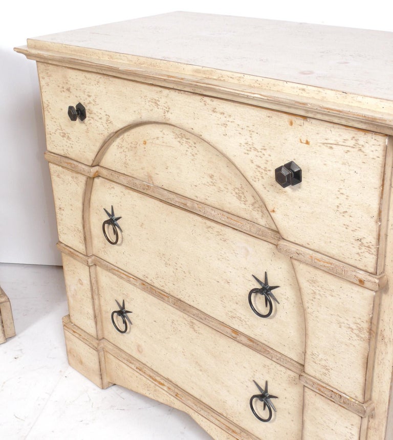 Selection of Distressed Ivory Color Chests by Baker Milling Road For ...