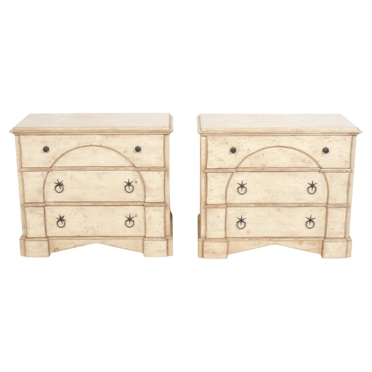 Selection of Distressed Ivory Color Chests by Baker Milling Road For ...