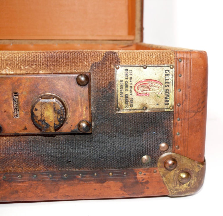 Selection of French Steamer Trunks Goyard and Romand Paris For Sale at ...