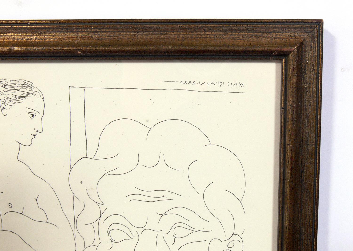 Selection of Pablo Picasso Prints in Vintage Gilt Frames at 1stDibs ...