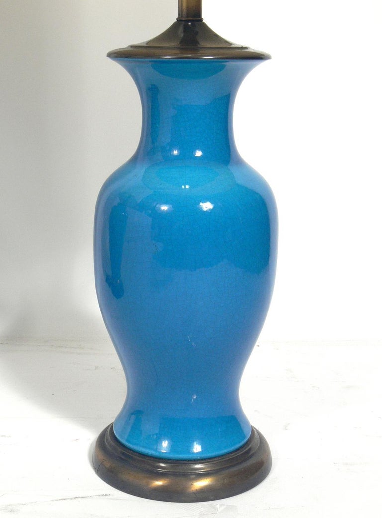 Selection of Vibrant Blue Ceramic Lamps For Sale at 1stDibs | ceramic ...