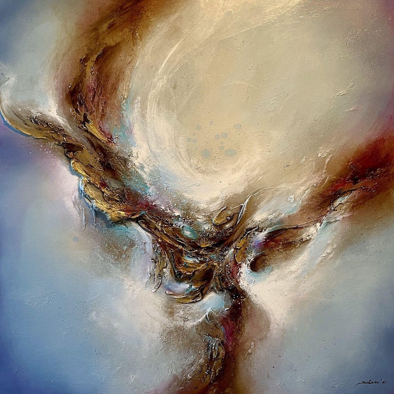 Selene Art - Interstellar, Painting, Acrylic on Wood Panel For Sale at ...