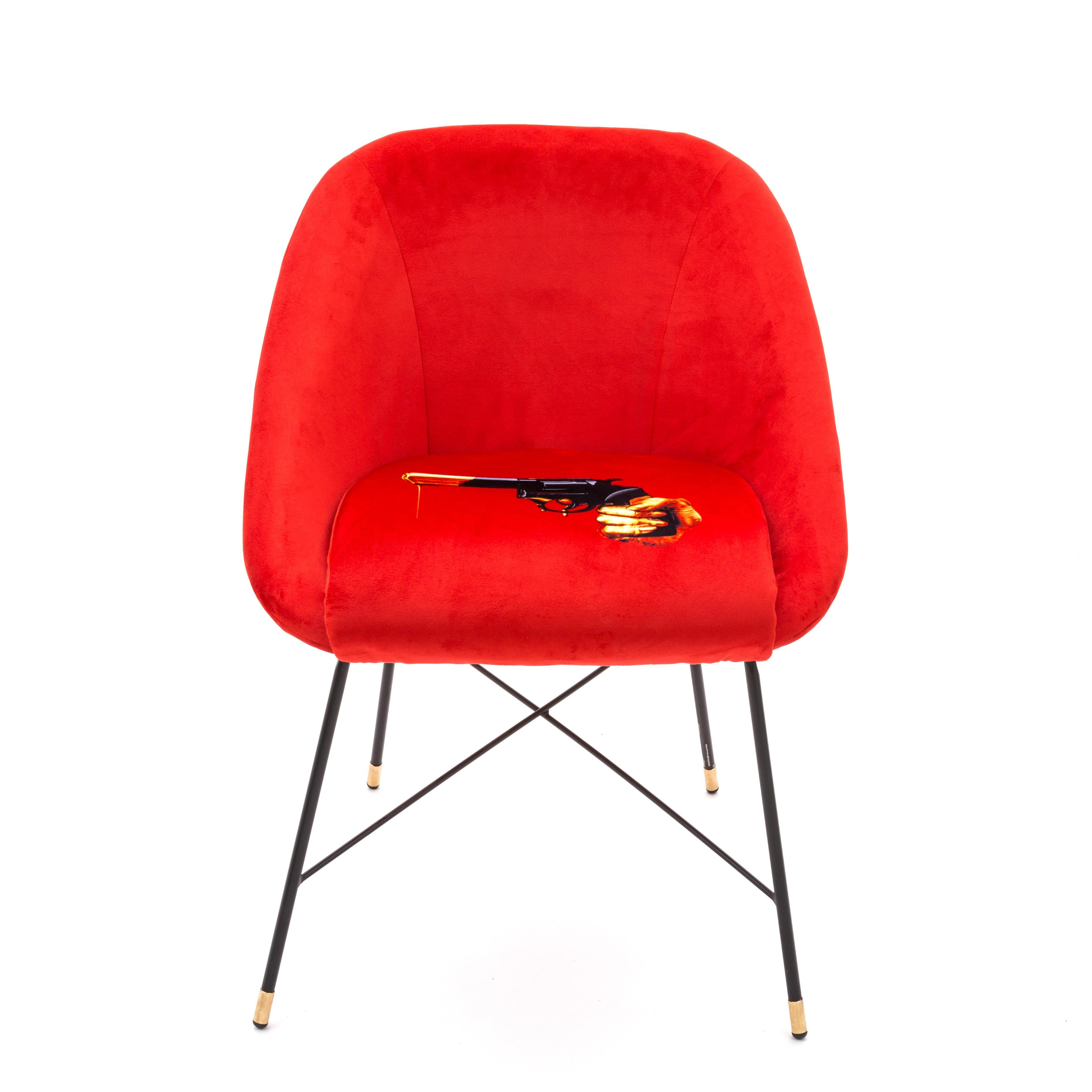 Seletti "Revolver" Upholstered Occasional Chair by Toiletpaper For Sale ...