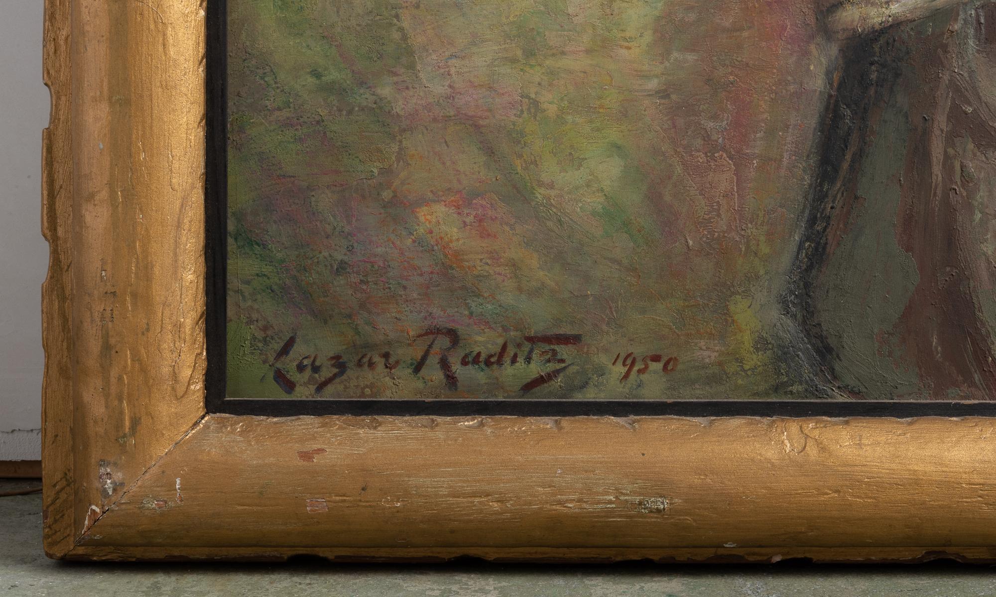 Self Portrait by Lazar Raditz, circa 1950 For Sale at 1stDibs