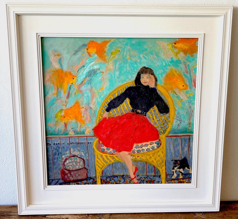 'Self Portrait' by Ouida George for Carl Labrocke, 1980 For Sale at 1stDibs