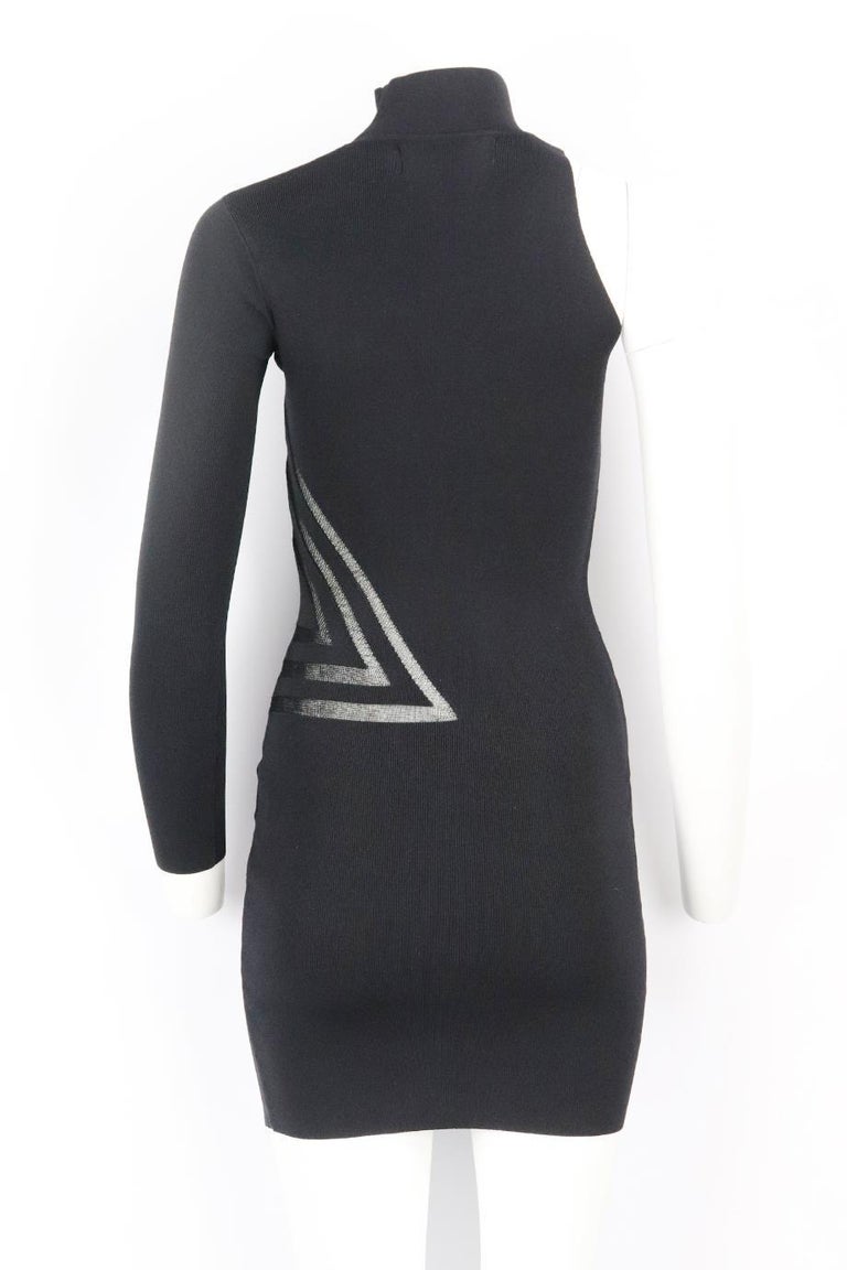 Self-portrait Stretch Knit Mini Dress Small For Sale at 1stDibs