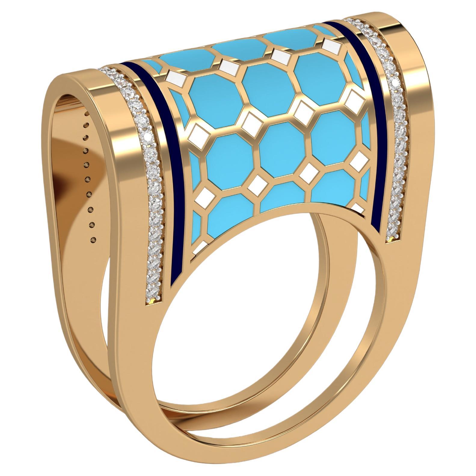 Customizable SOHNAA 18Kt Gold Diamond Enamel Miraas Selina Verticle ...