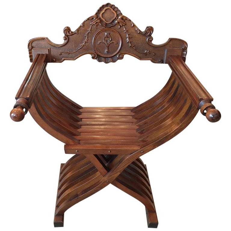 Sella Curulis / Curule Seat Folding Scissor Chair at 1stDibs | curule ...