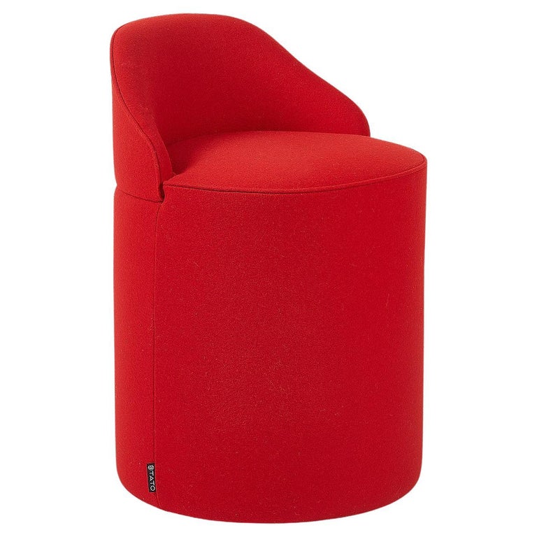 Sella Medium Red Pouf For Sale at 1stDibs
