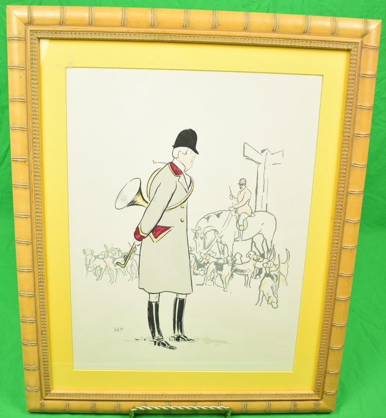 SEM - "French-Hunt" by Sem For Sale at 1stDibs | lithographie sem