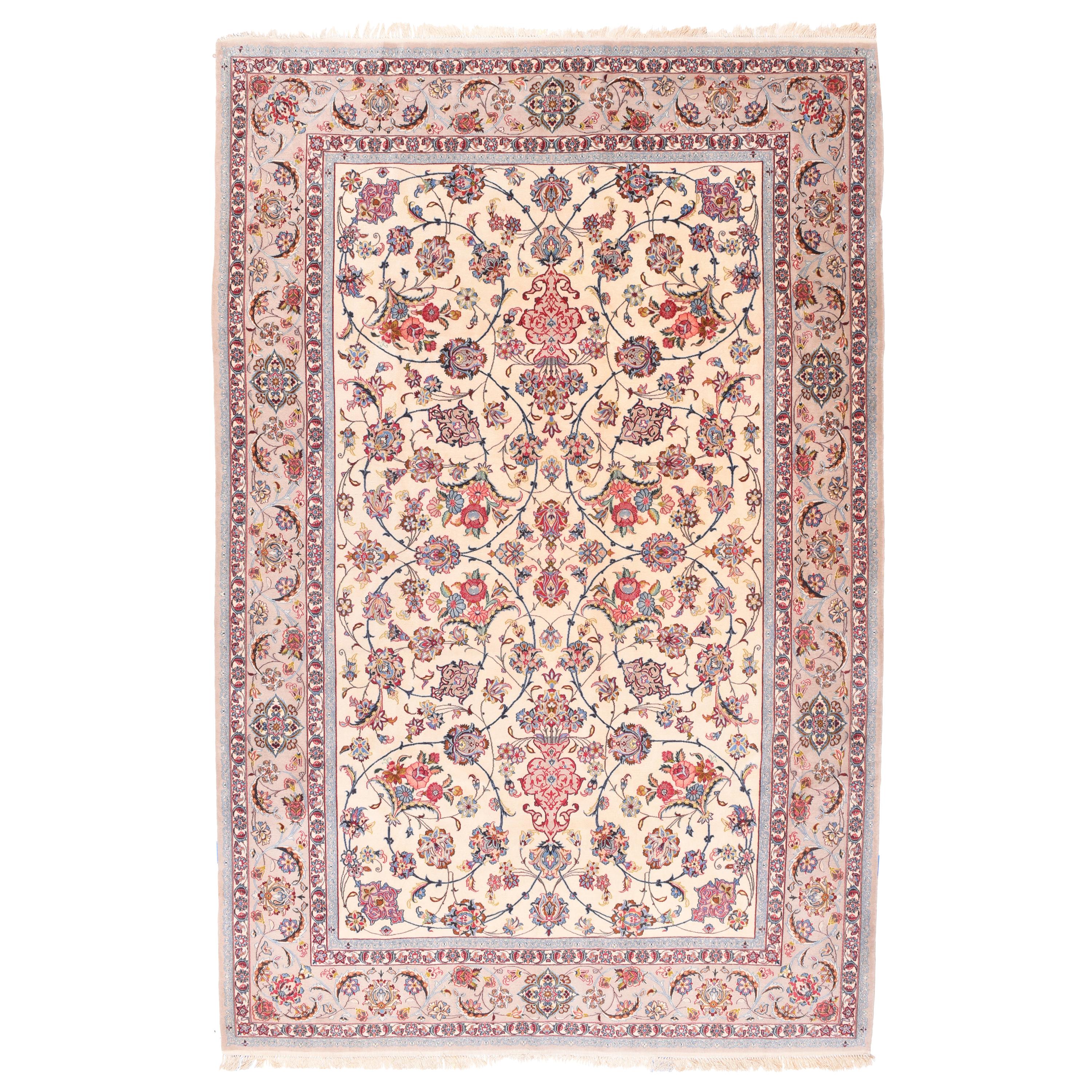Fine Persian Isfahan Rug, circa 1940 For Sale at 1stDibs
