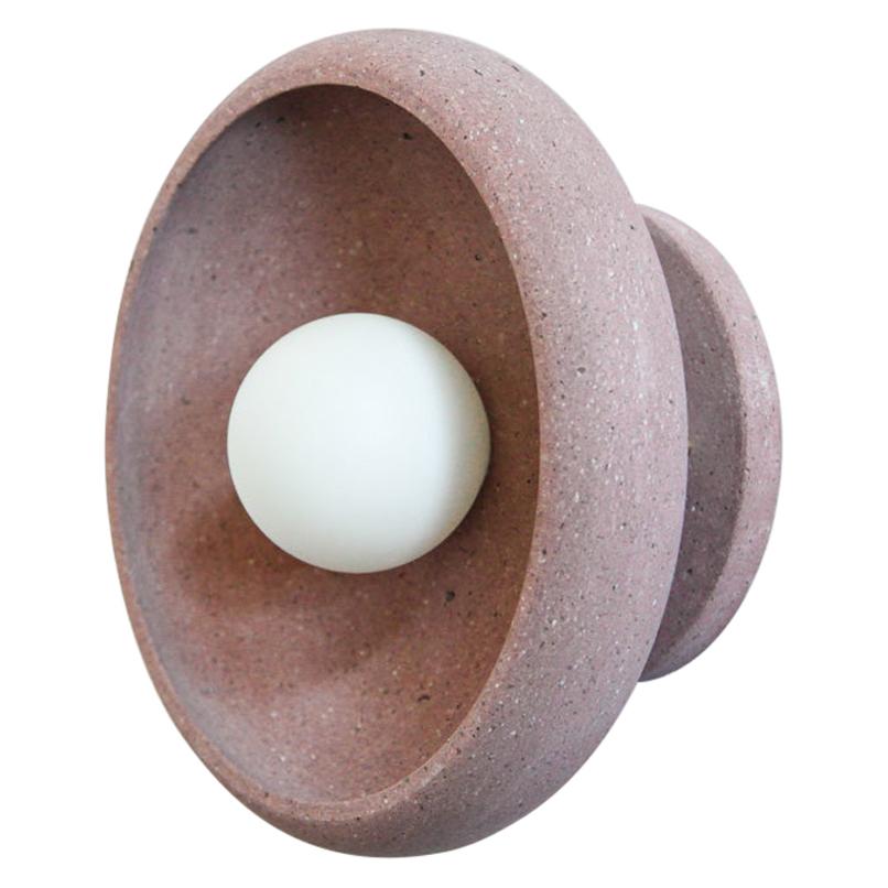 Semi Flush Mount in Hand Carved Grey Marble, Piedra Lighting Collection ...