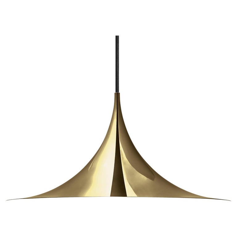 Semi Pendant, Large, Brass For Sale at 1stDibs