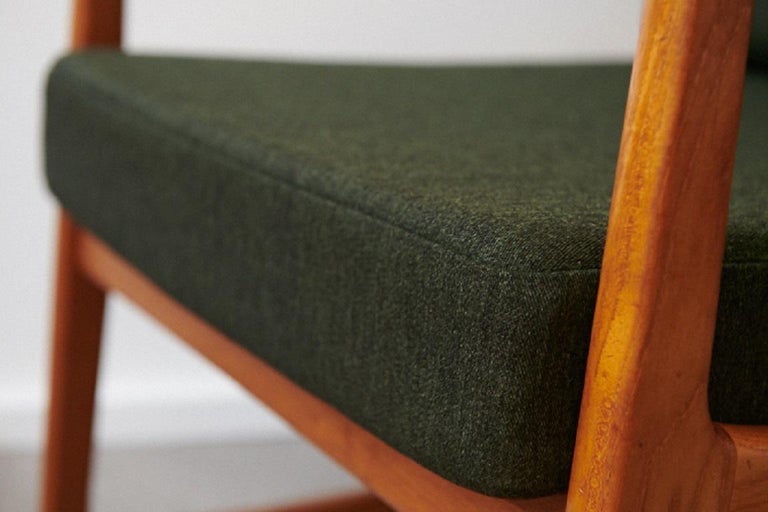 Senator Rocking Chair by Ole Wanscher, 1951, Teak, Anthracite For Sale ...