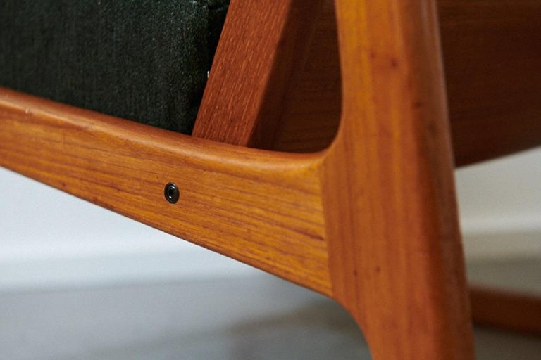 Senator Rocking Chair by Ole Wanscher, 1951, Teak, Anthracite For Sale ...